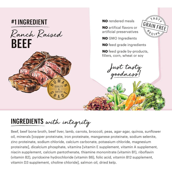 The Honest Kitchen Butcher Block Pâté Beef & Lamb Dog Food - Fresh Fur ...