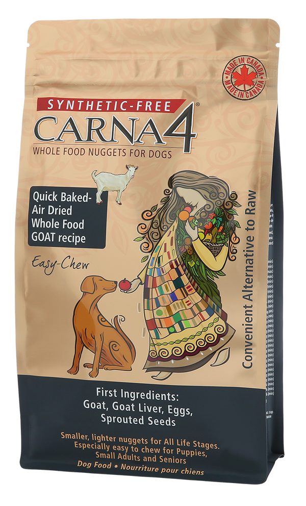 Carna4 Grain Free Easy Chew Goat Quick Baked Air Dried Dog Food - Fresh ...