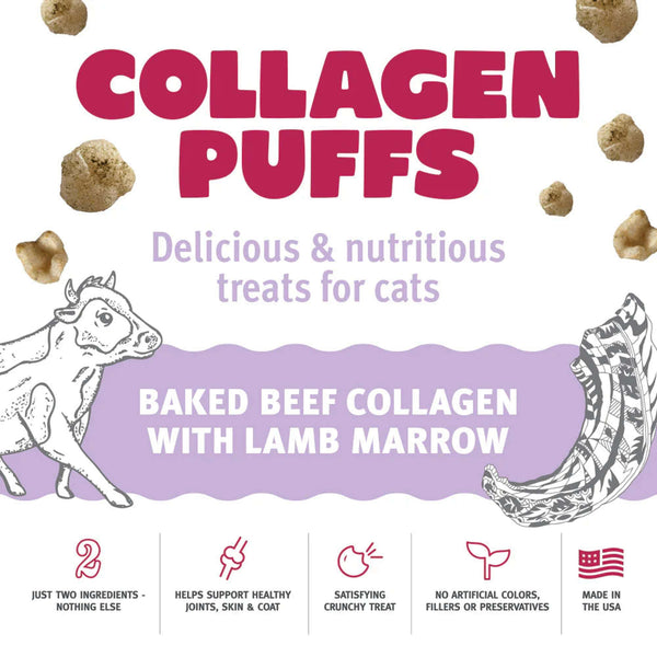 Icelandic+ Collagen Puffs Baked Beef Collagen with Lamb Marrow Cat Tre ...