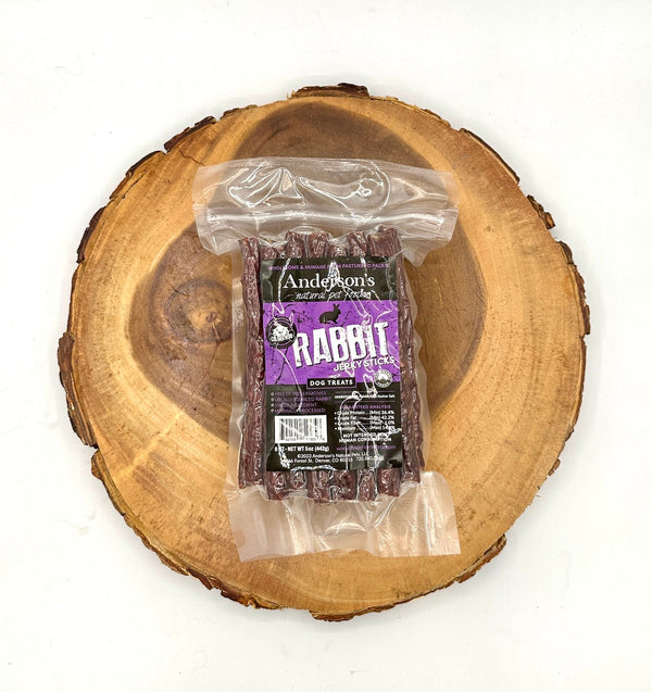 Anderson's Colorado Pasture-Raised Rabbit Jerky Sticks Dog Treats ...