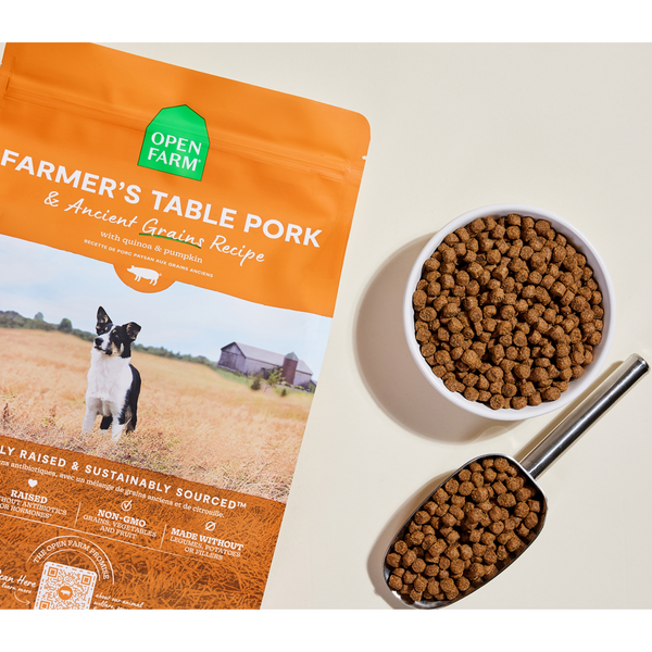 Open Farm Farmer's Table Pork & Ancient Grains Dog Food - Fresh Fur ...