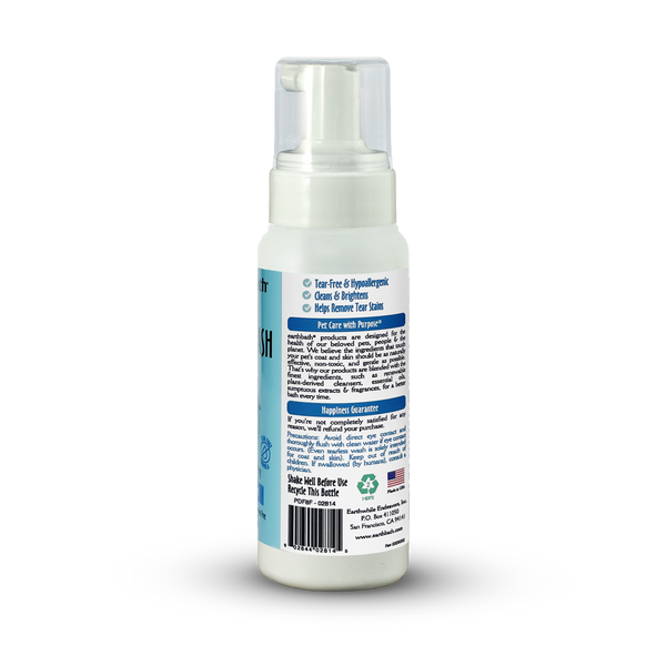 Earthbath Dog Hypoallergenic Foaming Facial Wash Bilberry & Blueberry ...