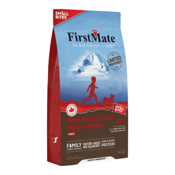 FirstMate New Zealand Beef Meal Formula Small Bites Dog Food - Fresh ...